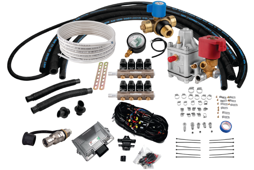 CNG KIT – Sequential Injection Kit 6C-8C - LOWGAS